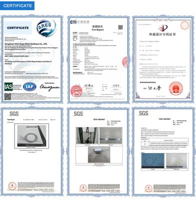 China Double Side Loop Cable Looping Gripper with 7 Days Delivery and 1000pcs MOQ for Lighting Fixtures for sale