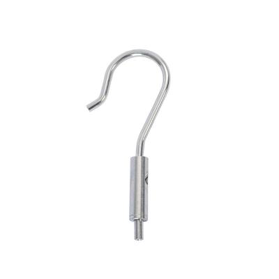 China High Quality Brass Cable Gripper Adjustable Suspension Hook Hardware Fitting Ceiling Suspension System Light Sign Hanging Clamp for sale