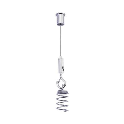 China Stainless Steel Wire Sling Sets Adjustable Wire Gripper Ceiling Coupler Cable Suspension Kit Track Light for sale