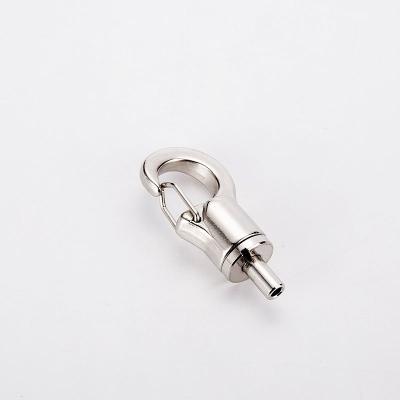 China Ceiling Mount SS Aircraft Cable Clamp Adjustable Hook Side Exit Cable Gripper Lighting Wire Suspension Fixing Accessory for sale