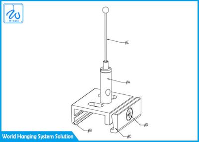 China Durable Versatile Wire Suspension Hanging Kit Brass Steel Aluminum Material for sale