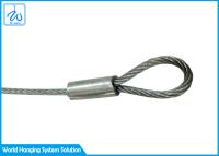 China 1mm Loop End Cable Wire Wire Rope Accessories For Ceiling Suspension for sale