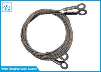 China Secure Wire Rope Cable Slings With Eyelets For Wire Hanging System for sale
