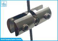 China Custom Portable Double Sided Display Clamps Cable Hanging Kit For Panel Hanging System for sale