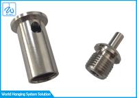 China Quality Assured Adjustable Glider Brass Stainless Snap Hook Cable Gripper for sale