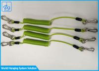 China 30cm Coated PU Retractable Extension Spring Safety Cable for sale