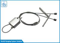 China Adjustable Double Loop Aircraft Cable Gripper For Signage Systems for sale