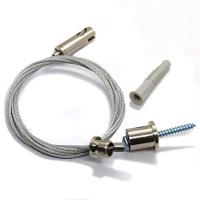 China Adjustable Gripper Cable Lock Lighting Fitting Wire Rope Suspension Kit for sale