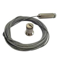 China Steel Adjustable Hanging Wire Cable For Linear Led Light for sale