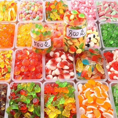 China Sour And Sweet Chewy Gummy Candy Assorted Shape Fruit Flavor Soft Candies for sale