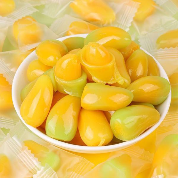 Quality Candy Wholesale Custom Private Label Popular Mango Peelable Gummy Candy Sweets for sale