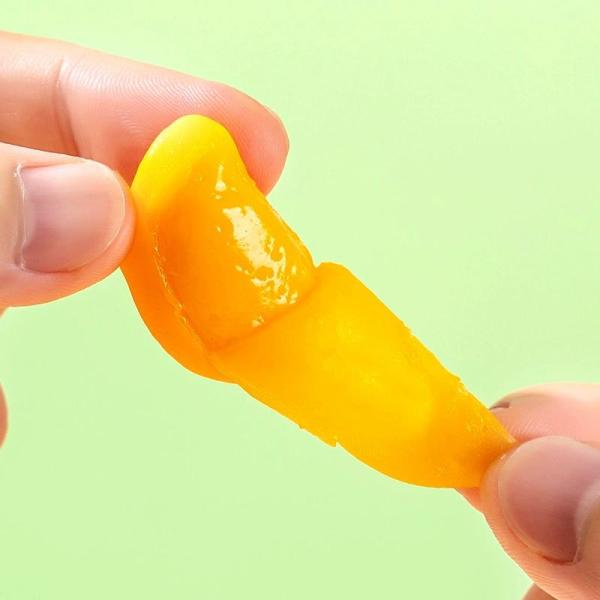 Quality Candy Wholesale Custom Private Label Popular Mango Peelable Gummy Candy Sweets for sale