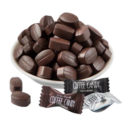 China Bulk Mixed Coffee Flavor Pressed Tablet Candy Office Snacks Coffee Bean Candies for sale