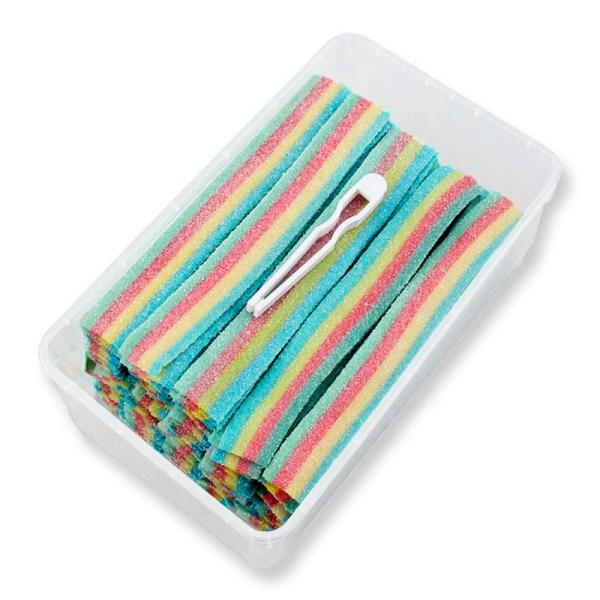 Quality Hot Sale Classic Sour Belts Strip Chewy Gummy Candy Acid Soft Sweets Licorice Candy for sale