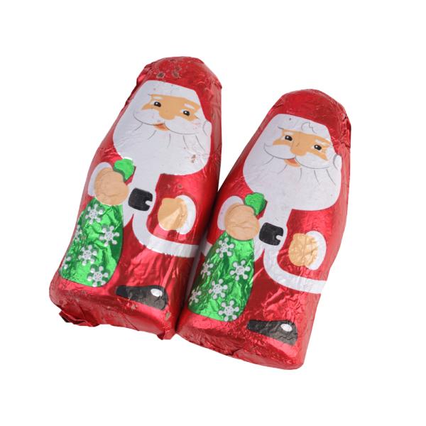 Quality Custom Solid Bittersweet Chocolate Block 10g Christmas Snowman Chocolates for sale