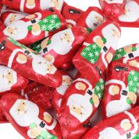 China Custom Solid Bittersweet Chocolate Block 10g Christmas Snowman Chocolates for sale