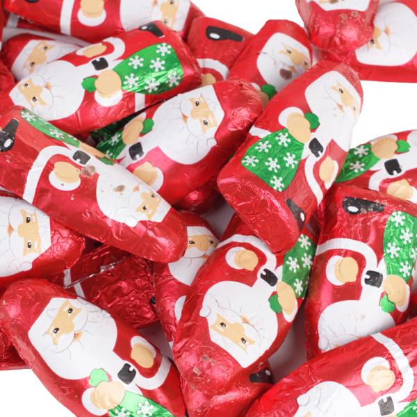 Quality Custom Solid Bittersweet Chocolate Block 10g Christmas Snowman Chocolates for sale