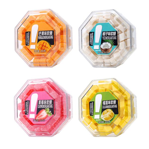 Quality High Quality Sweet Soft Gummy Candy Assorted Fruit Flavor Chewy Mango Candy for sale