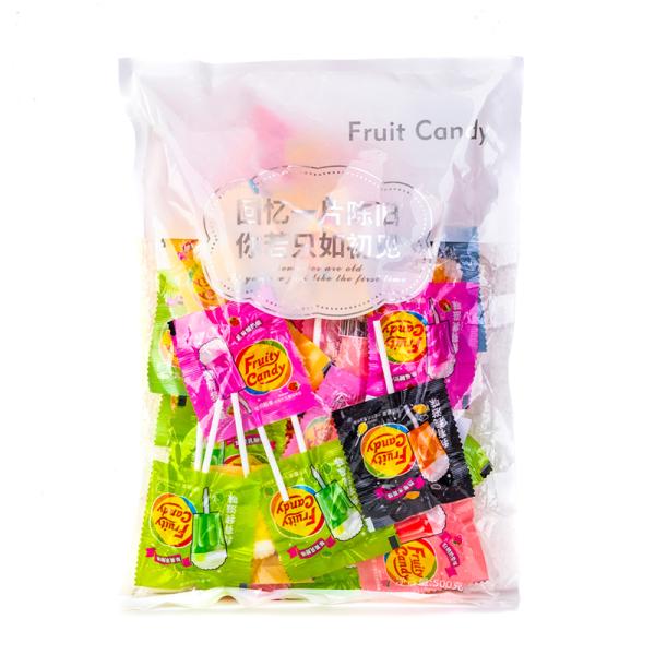 Quality Assorted Mixed Fruit Flavor Lollipop Candy Stick Candy Hard Candy Wholesale for sale