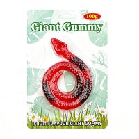 Quality Giant Gummy Candy Assorted Cartoon Shape Fruit Flavor 100g Soft Chewy Candy for sale