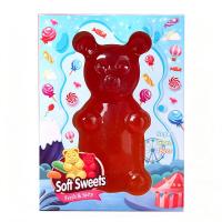 Quality Wholesale Halal 950g Oversized Fruit Flavor Giant Gummy Bear Candy Soft Chewy for sale