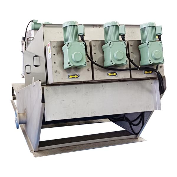 Quality IEPP Factory Manufacturer Supplier Mud Cake Dewatering Scum Treatment Equipment Multi Disc Spiral Screw Press Sludge Dehydrator for sale