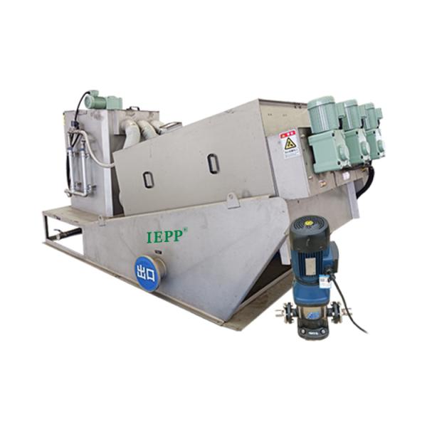 Quality IEPP Manufacturer Factory Supplier Multi Disc Press Dewatering Volute Screw Press Sludge Dehydrator Oily Mud Thickening Device for sale
