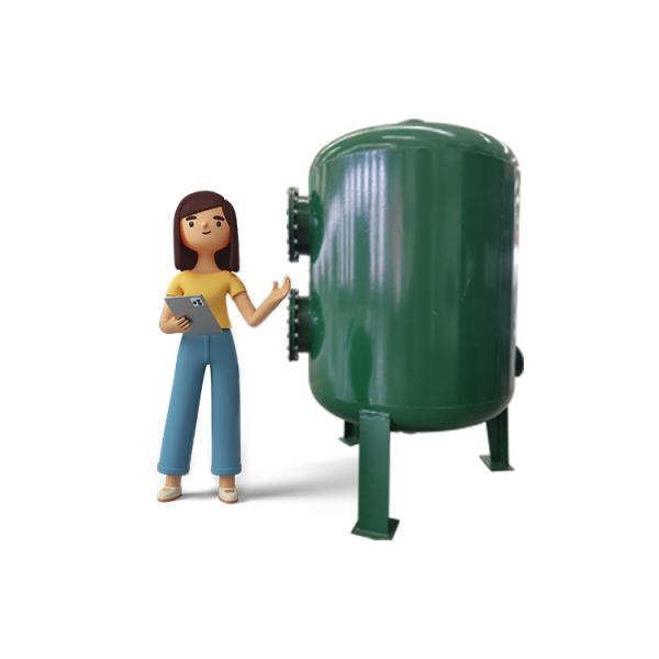 Quality IEPP Manufacturer Wastewater Clearifier With Backwash Sewage Treatment Industrial Sand Multimedia Filter Purification Equipment for sale