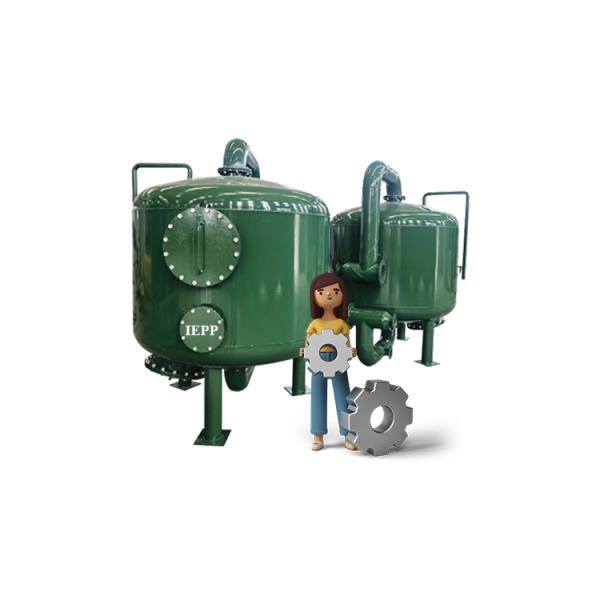 Quality IEPP China Factory STP Waste Water Sewage Treatment Commercial Sand tank Multimedium Filtering Clearifier Purification Equipment for sale