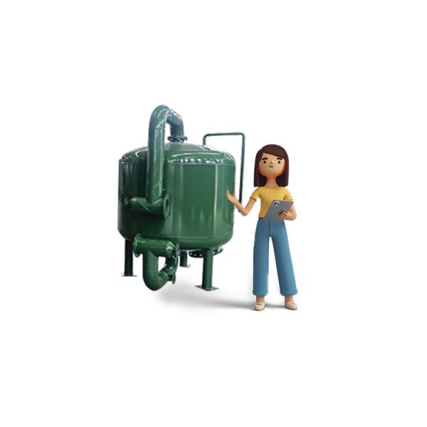 Quality IEPP Manufacturer Supplier Gray Water Treatment Industrial Quartz Sand tank Filter Active Carbon Filtering Charcoal Clearifier for sale