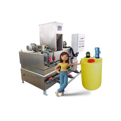 China IEPP Wastewater Treatment Powder Chemical Dosing Mixture Industrial Auto Polymer Preparation Unit Equipment With Maturation tank for sale