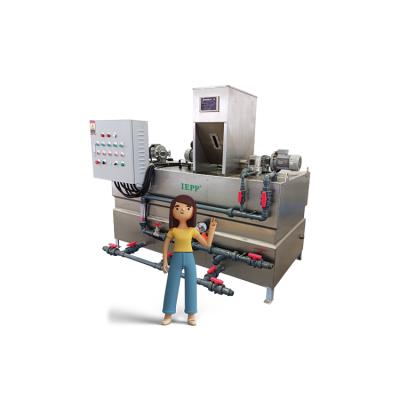 China IEPP Big Capacity Waste Water Treatment Powder Flocculation PAM Chemical Dosing Mixture Automatic Polymer Preparation Unit tank for sale