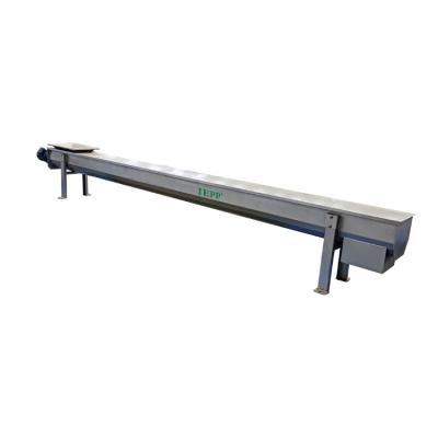 China IEPP Stainless Steel Wastewater Treatment Disposal Screw Blade Sludge Transport Machine Helical Shaftless Spiral Auger Conveyor for sale