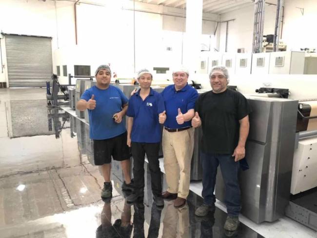 High Speed Servo Control 6 Color Flexo Printing Machine