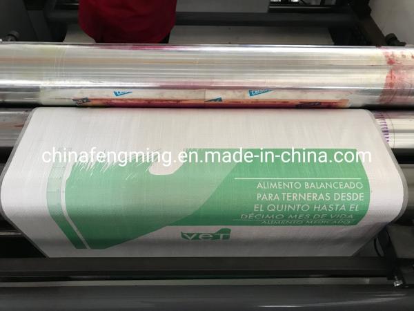 CE ISO9001 FM Series Four-Color Flexographic Printing Machine 200m/Min Gearing 1/8cp