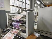 China Vertical Type Cascading Flexographic Printing Machine For Paper Non Woven Materials for sale