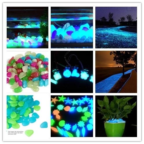 Pebbles Luminous Stone Glow Ball Garden Walkway Night Light Stone
