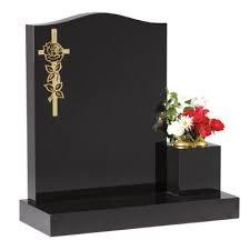China Black Granite rectangular monument for sale