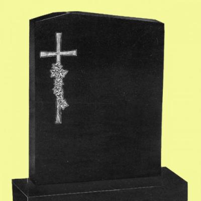 China Black Granite rectangular monument for sale