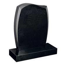 China Black Granite rectangular monument for sale