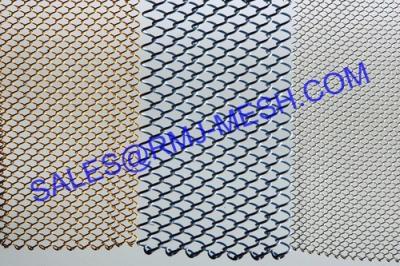 China Aluminum wire mesh, woven wire drapery for sale
