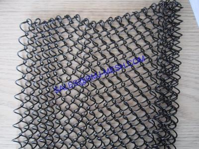 China Stainless steel Metal Drapery With Black coating for sale