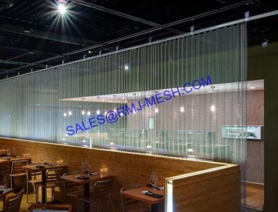 China Woven wire drapery, room divider,room partition for sale