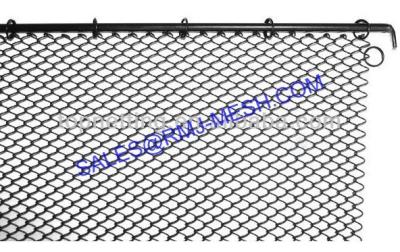 China Fireplace Replacement Screen Mesh,black spark screen for sale