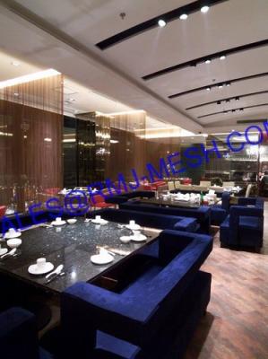 China metal mesh dividers,Hotal metal divider,New divider materials for sale