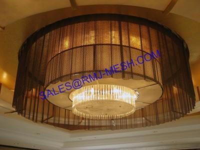 China New type lamp shade-metal coil drapery for sale