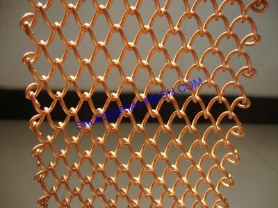China Metal drapery, coil drapery, metal mesh lamp shade for sale
