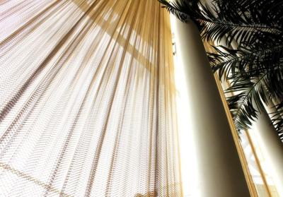 China Decorative wire drapery for sale