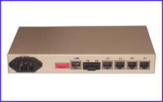 China 4 Voice over Fiber phone over fiber multiplexer 4 FXS or 4 FXO up to 120Km for sale