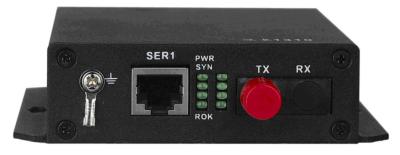 China 2 channel switch fiber modem with 2*switch + 1*serial data (RS232/422/485) for sale